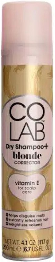 COLAB - Dry Shampoo + Blonde Corrector - Haar uitgroei spray | bol.com