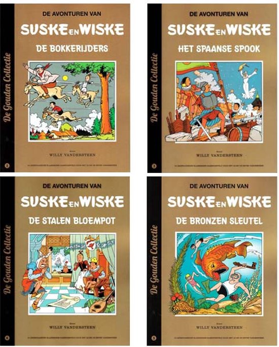 Suske en Wiske De Gouden Collectie Strippakket (4 strips) [stripboek ...
