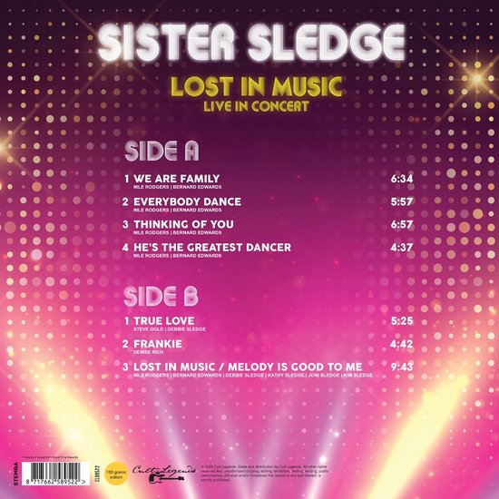 Sister Sledge - lost in music (LP), Sister Sledge | Muziek | bol