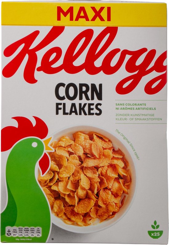 Kellogg's Corn Flakes Ontbijtgranen 750 gr | bol
