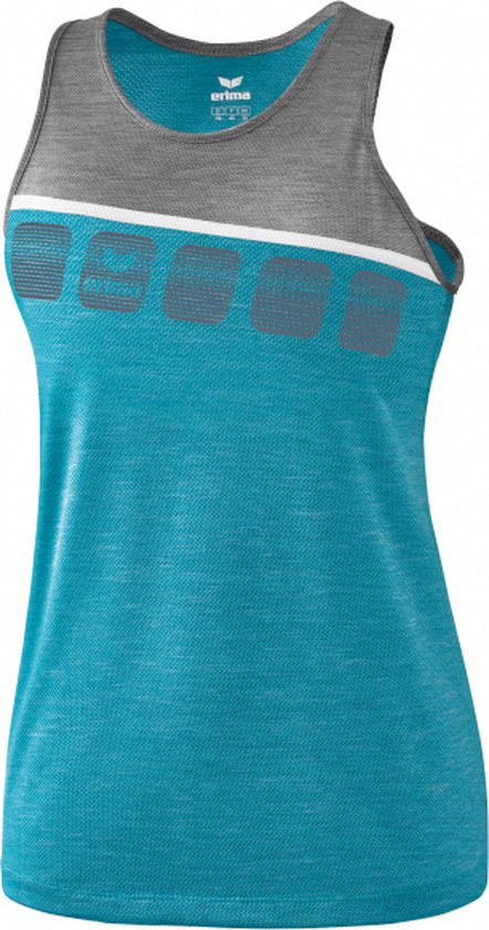 Erima 5-C Dames Tank Top - Polo's - blauw licht - 164 | bol