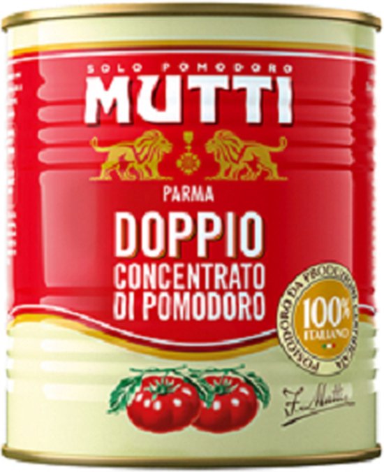 Mutti Tomatenpuree 2-voudig geconcentreerd 880 g blik | bol