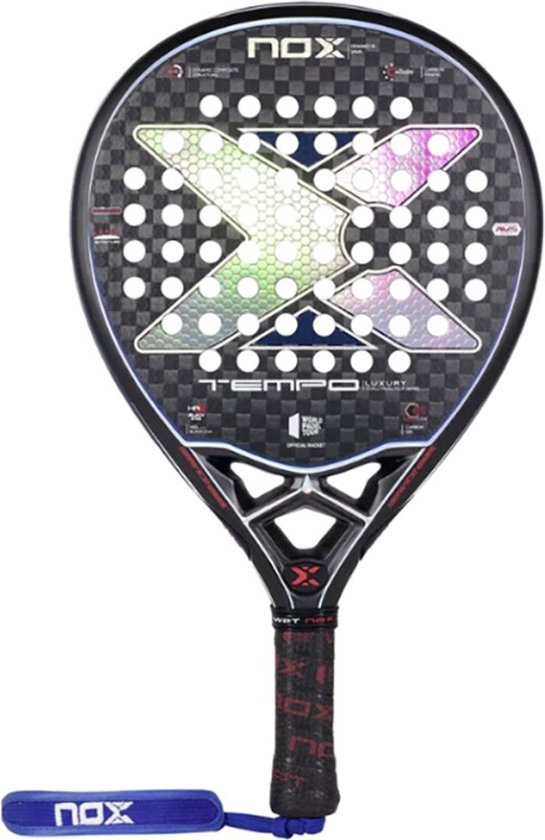 NOX Tempo WPT Official Racket 12K (Druppel) - 2023 padelracket | bol