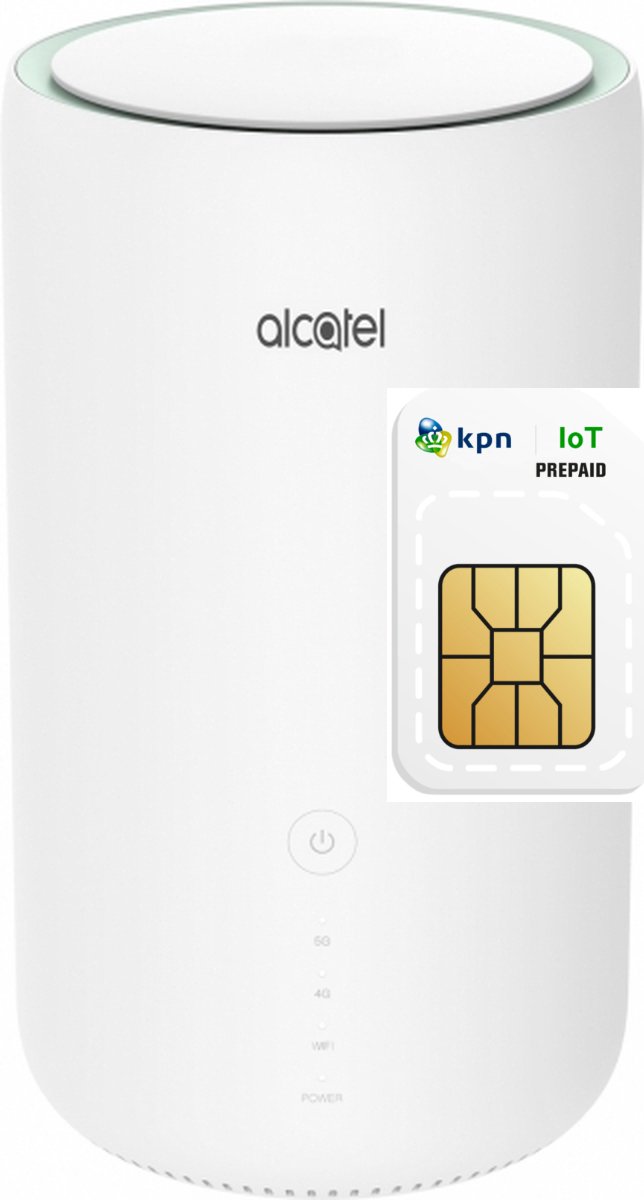 Alcatel/TCL 5G Router + Comgate IoT 100GB Prepaid Data SIM (5G) - Data ...