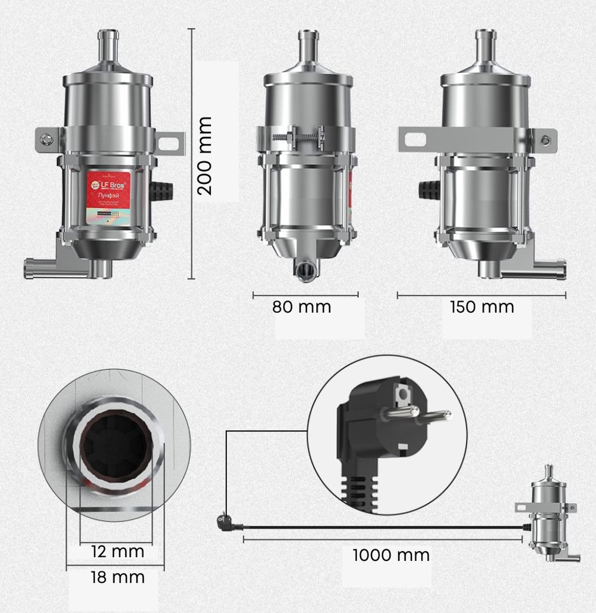 Lf Bros Auto Motor Heater - 220V - 3000W - Motor Verwarming ...