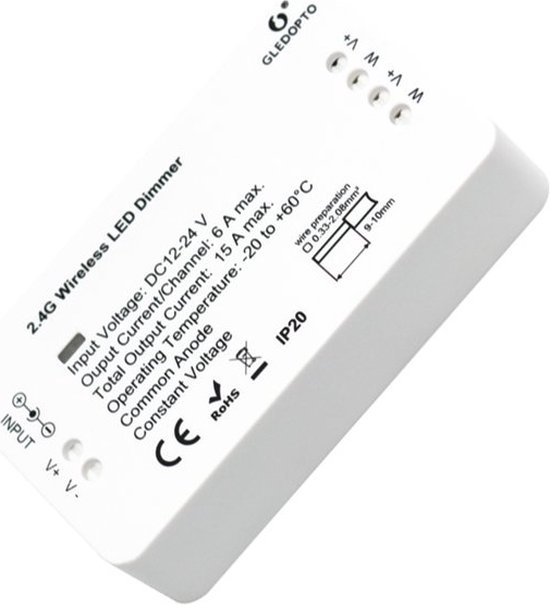 Zigbee led strip - 7 meter koud wit IP65 | bol.com