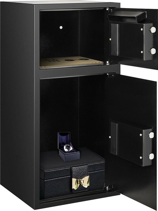 Kluis Met Cijferslot – Grote Kluis Met Code – 2 Verdiepingen – Hoge ...