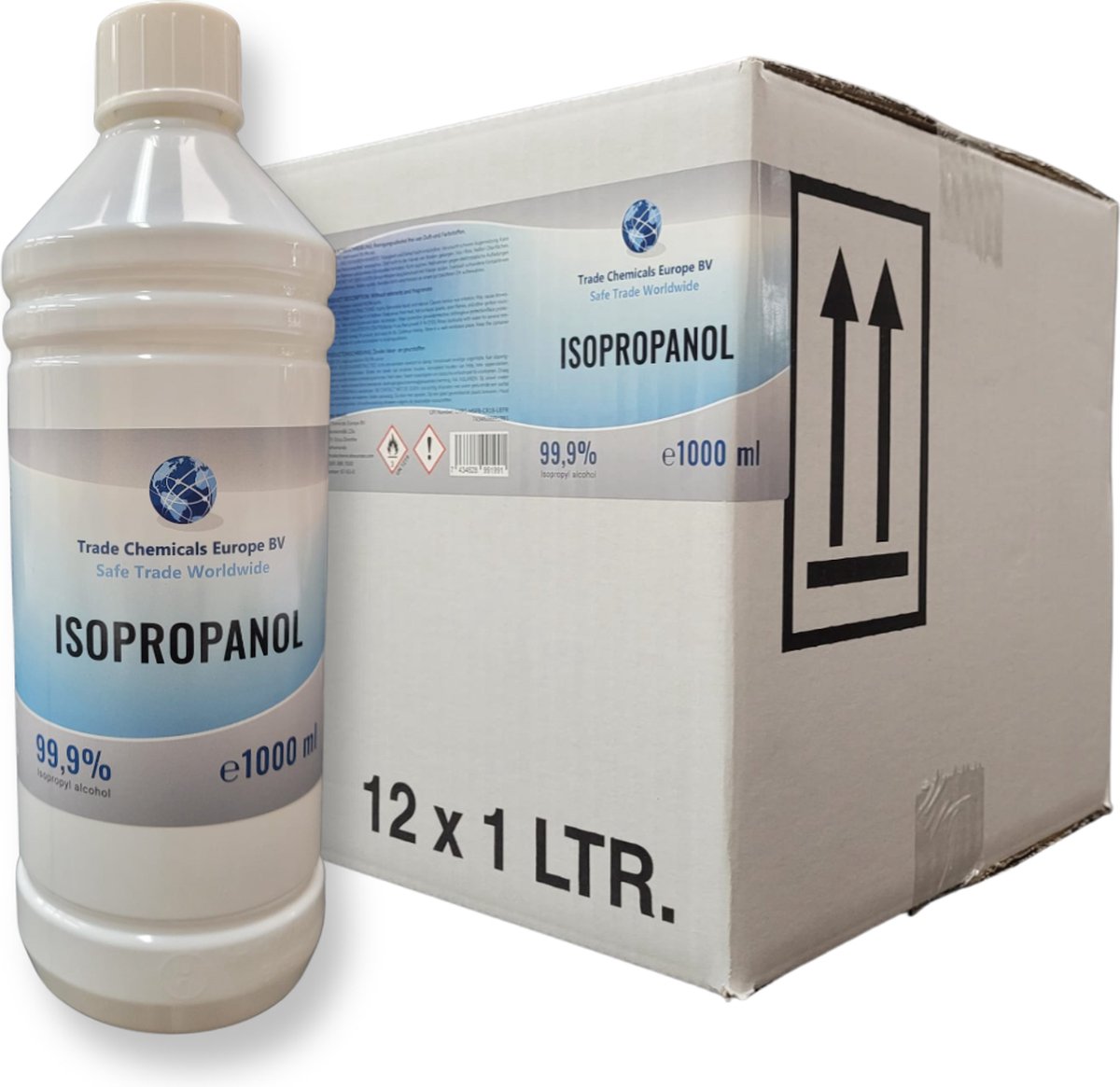 TCE - Isopropanol - Isopropyl-alcohol - IPA - 99,9% zuiver - 12 liter | bol
