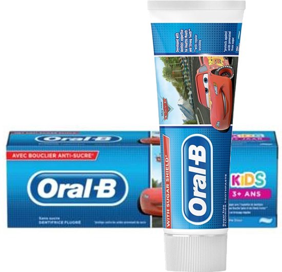 Oral-B Kids Cars Tandpasta - 75 ml | bol