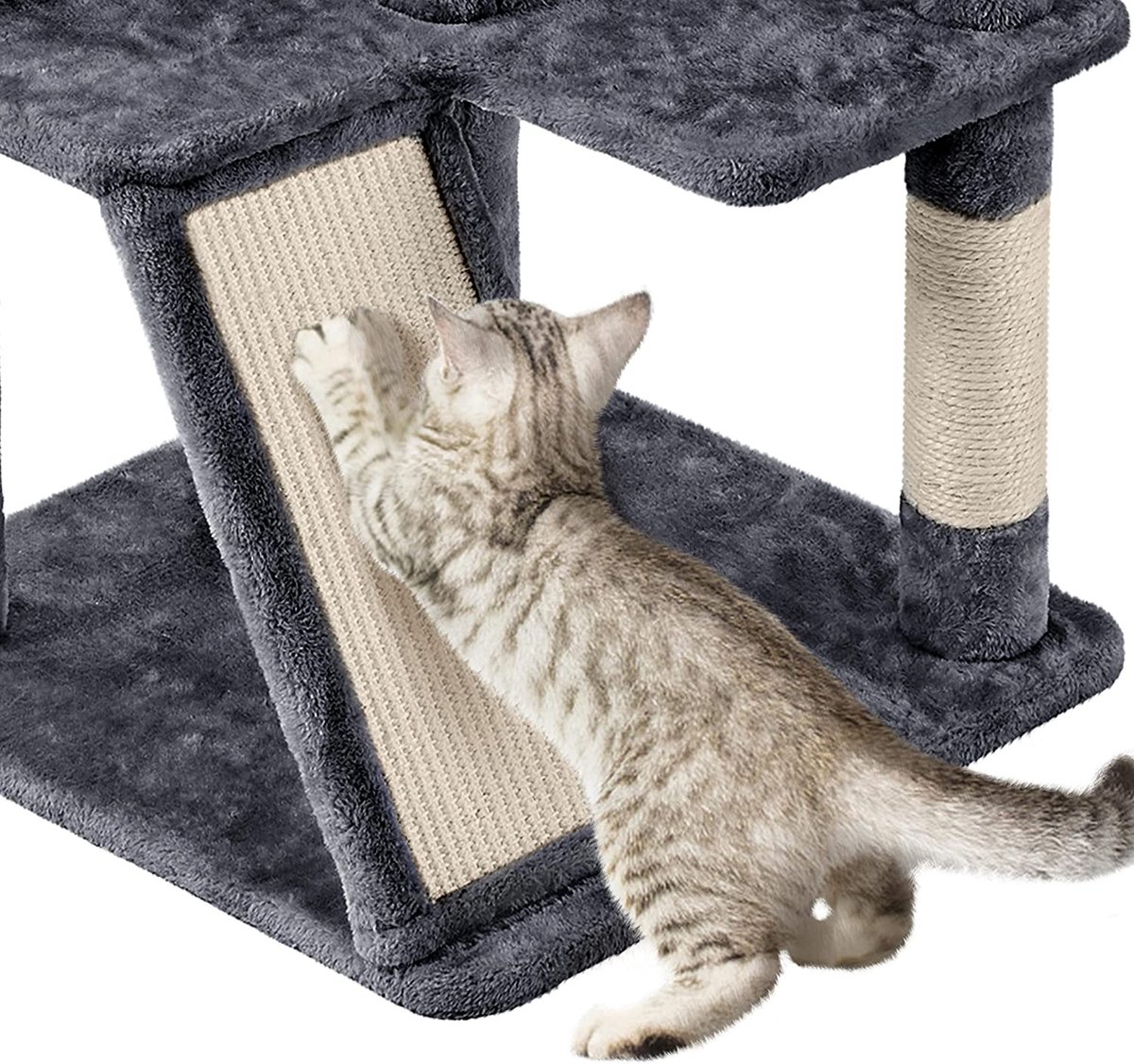 kattenkrabpaal / grote klimboom - speelhuis voor katten / playhouse for ...