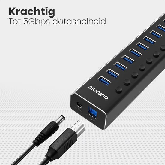 Auronic USB C Hub - 10 poorten - USB 3.0 - Docking Station - 5 Gbps | bol