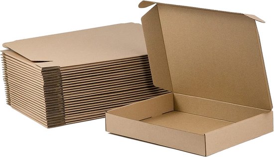 Brievenbusdoos - 50 stuks - 260x133x32 mm - Verzenddoos ...