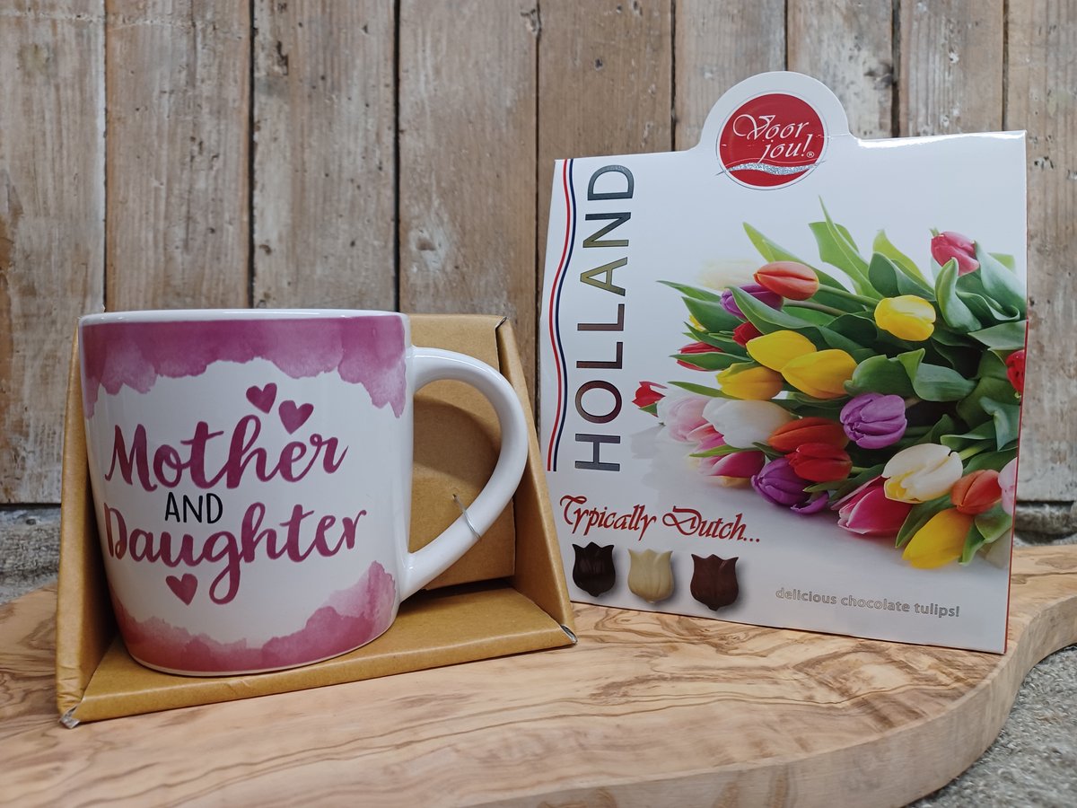 Moeder-Dochter-Mok-Belgische Chocolade-Cadeauset-Moeder-Dochter ...