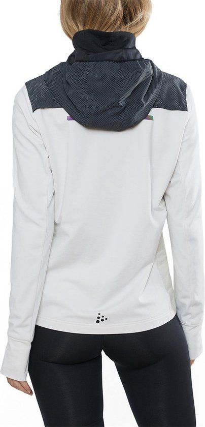 Craft - Lumen Subzero Jacket - Hardloopjas - Dames - Wit met grijs - maat M | bol