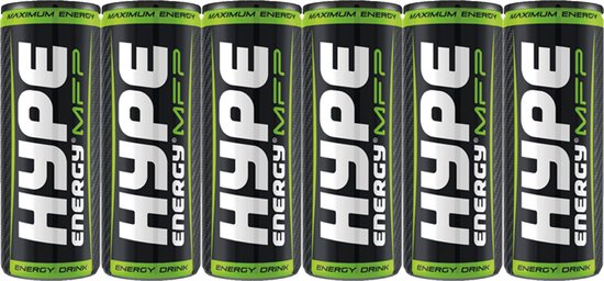 Hype - Energy (MFP - 6 x 250 ml) - Energy Drink | bol
