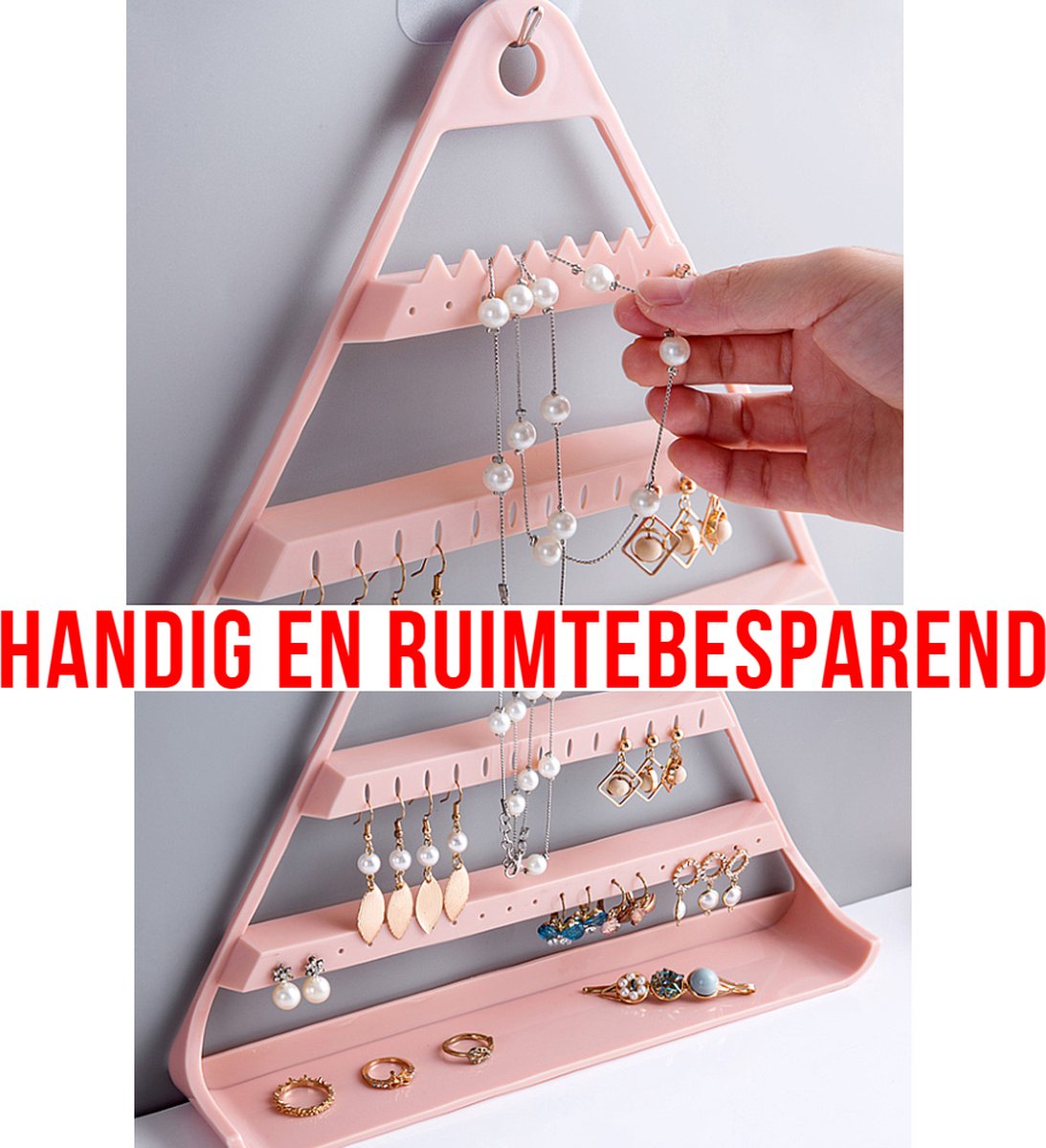 Allernieuwste® Oorbellenrek Sieradenrek Hangend en Stand Oorbellen ...