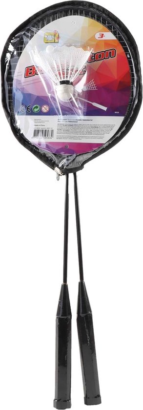Badminton Set 2 rackets + 1 Shuttle | bol.com