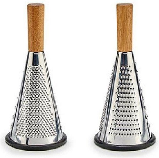 Rasper Hout Roestvrij staal (12,2 x 27,5 x 12,2 cm) | bol.com