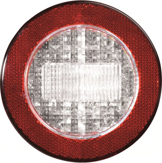 Jokon Achteruitrijlicht LED 730 met Reflector Rond Wit/Rood | bol