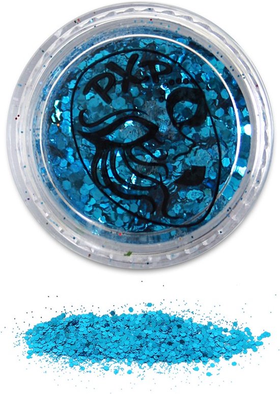 PXP Professional Colours Glitter Azure Blue 5gr | bol.com
