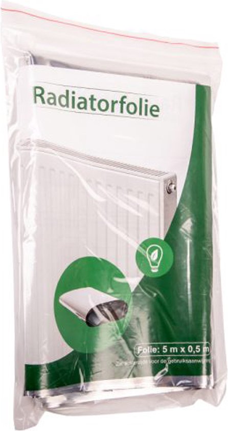 Radiatorfolie - Isolatie - Dun - 5m x 0,5m | bol.