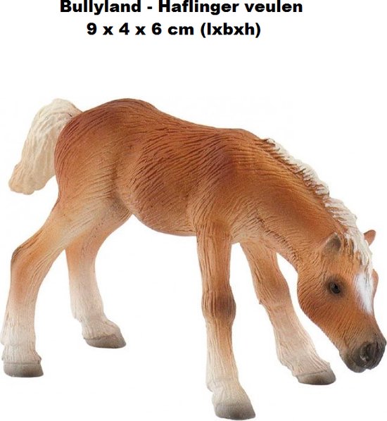 Bullyland - Animal World - Paarden - Haflinger veulen - 9 x 4 x 6 cm ...