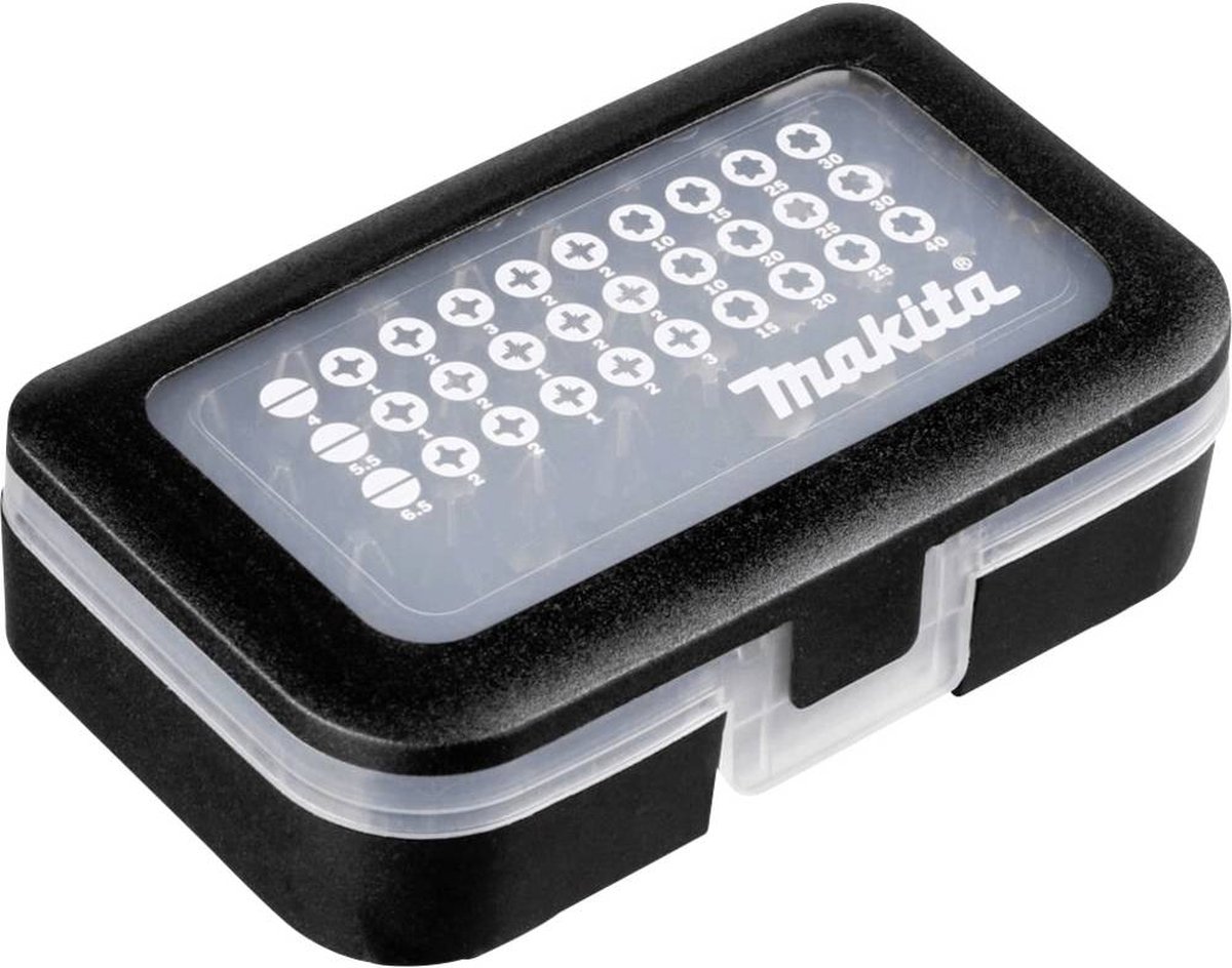 Makita 31 delige bitset in cassette met riemclip - D-35031 - Bitset - Incl. bithouder | bol.com