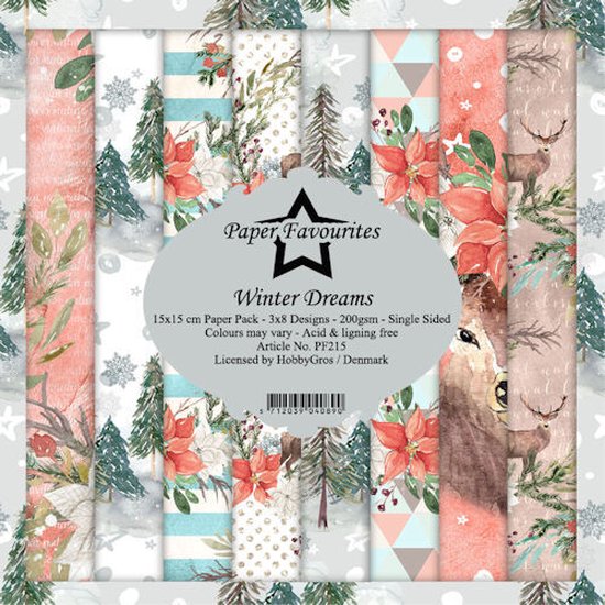 Dixi Paper Pack 15x15 cm Winter Dreams PF215 | bol