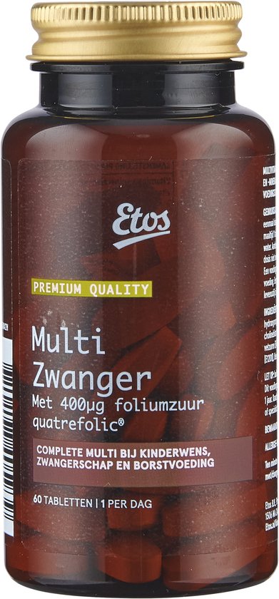 Etos Multi Zwanger - Premium - 60 stuks | bol.com
