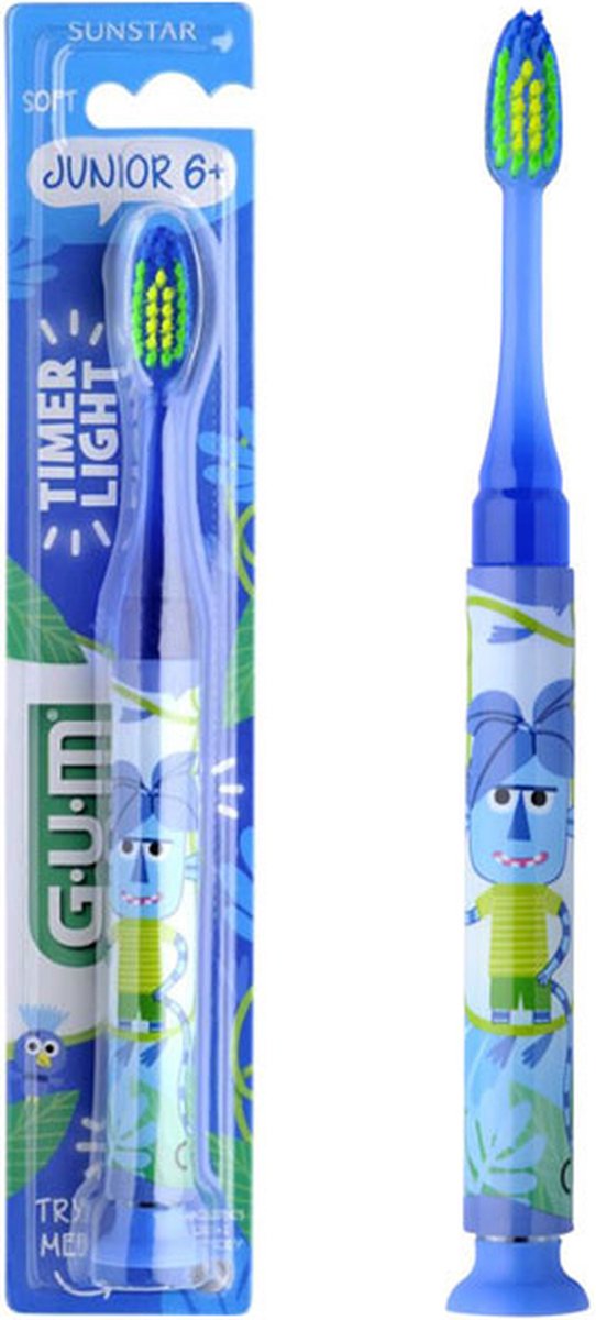Sunstar Gum Kids - 6+ jaar tandenborstel - Blauw | bol.com