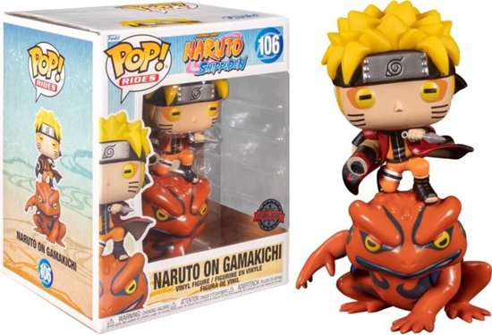 Funko Pop! Rides Deluxe: Naruto - Sage Mode Naruto & Gamakichi - US ...