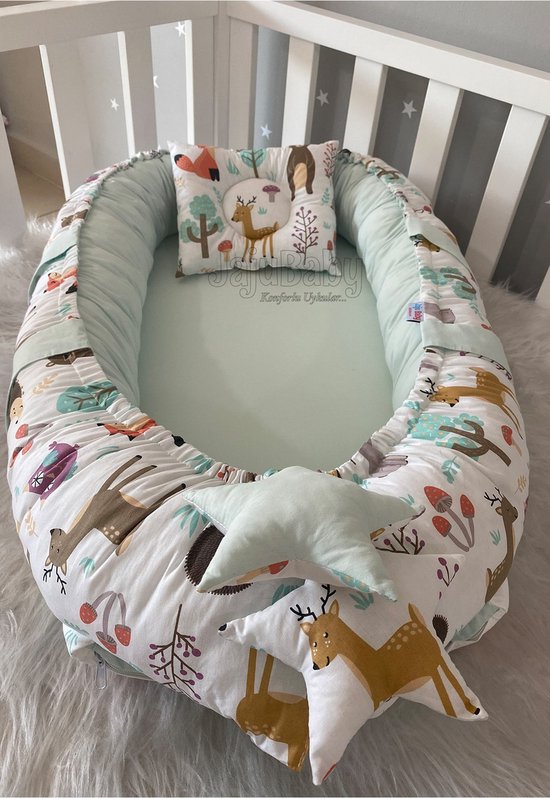 SNS Baby - Schattig Bos - Luxe Design - Babynest - Babynestje en ...
