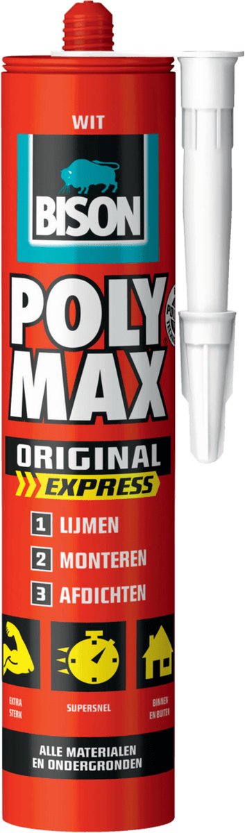 Bison Polymax Express - Wit - 435 g | bol.com
