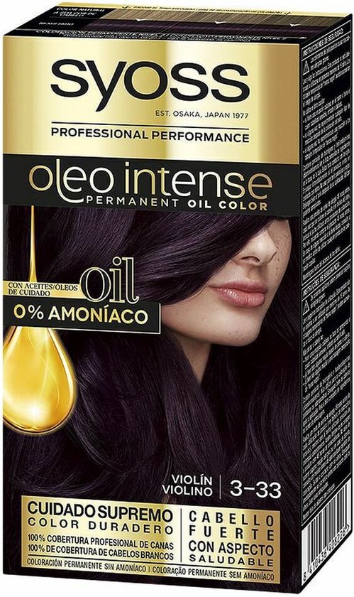 Syoss Olio Intense Tinte Sin Amoniaco #3.22-violín 5 U | bol.com
