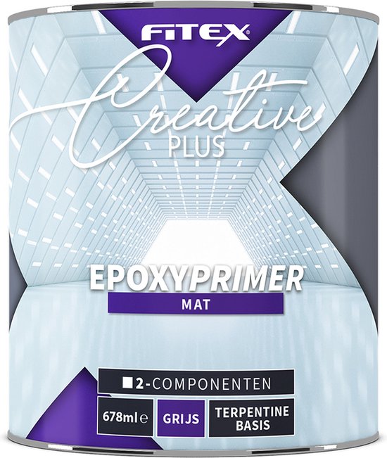 Fitex Creative+ Industriële Epoxy Primer 2-componenten 750 ml grijs ...