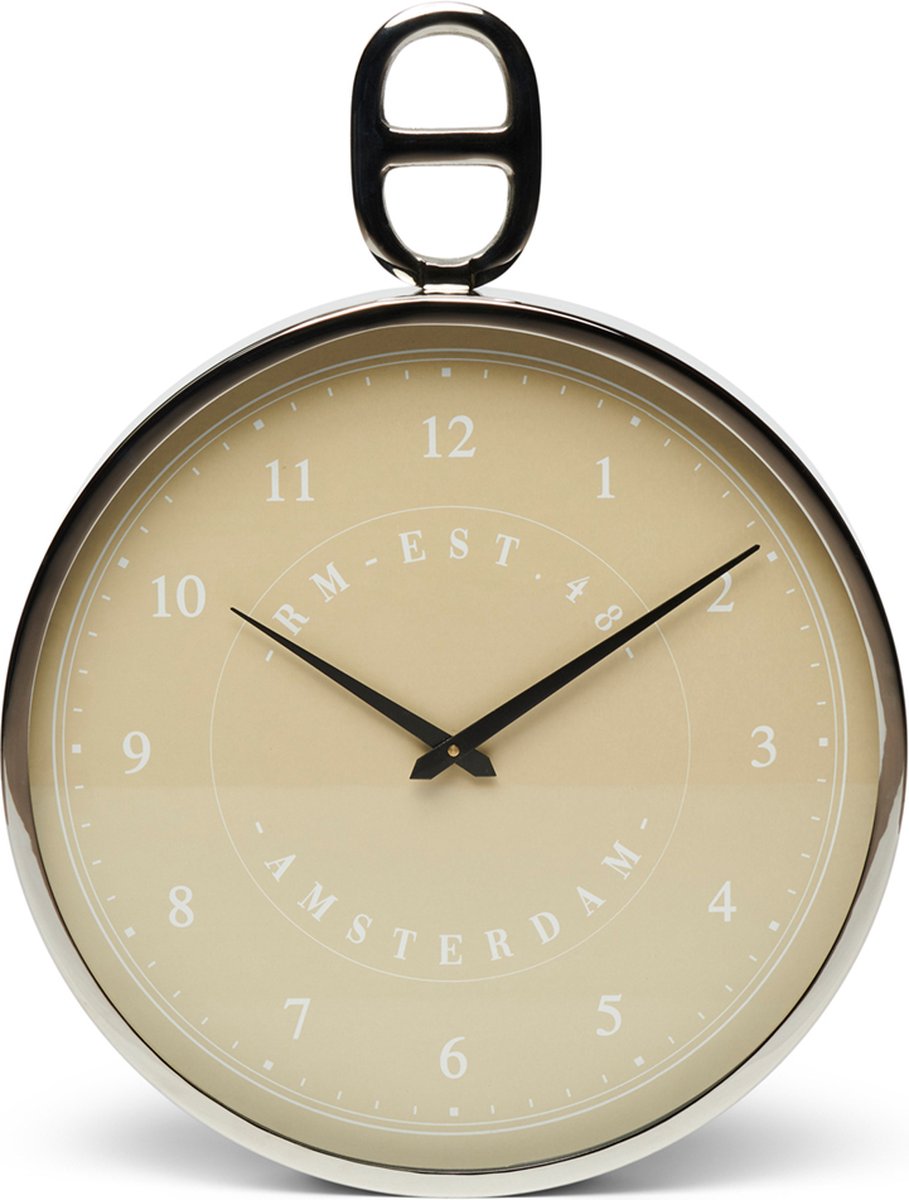 Riviera Maison Wandklok, Keukenklok, Rond Kompas model met Cijfers - RM ...