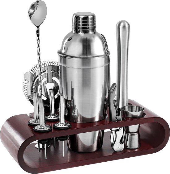 Cocktail Set met Cocktailshaker (750 ml) - 12-Delig - met ...