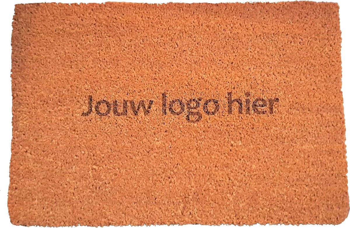 Deurmat Logo (Gepersonaliseerd) - Kokos Deurmat voor Binnen en Buiten ...