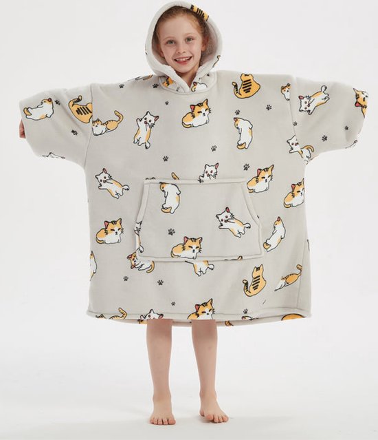 Deekie Oodie Hoodie Deken - Snuggie Snuggle Cuddle Hoodie - Tv Fleece ...