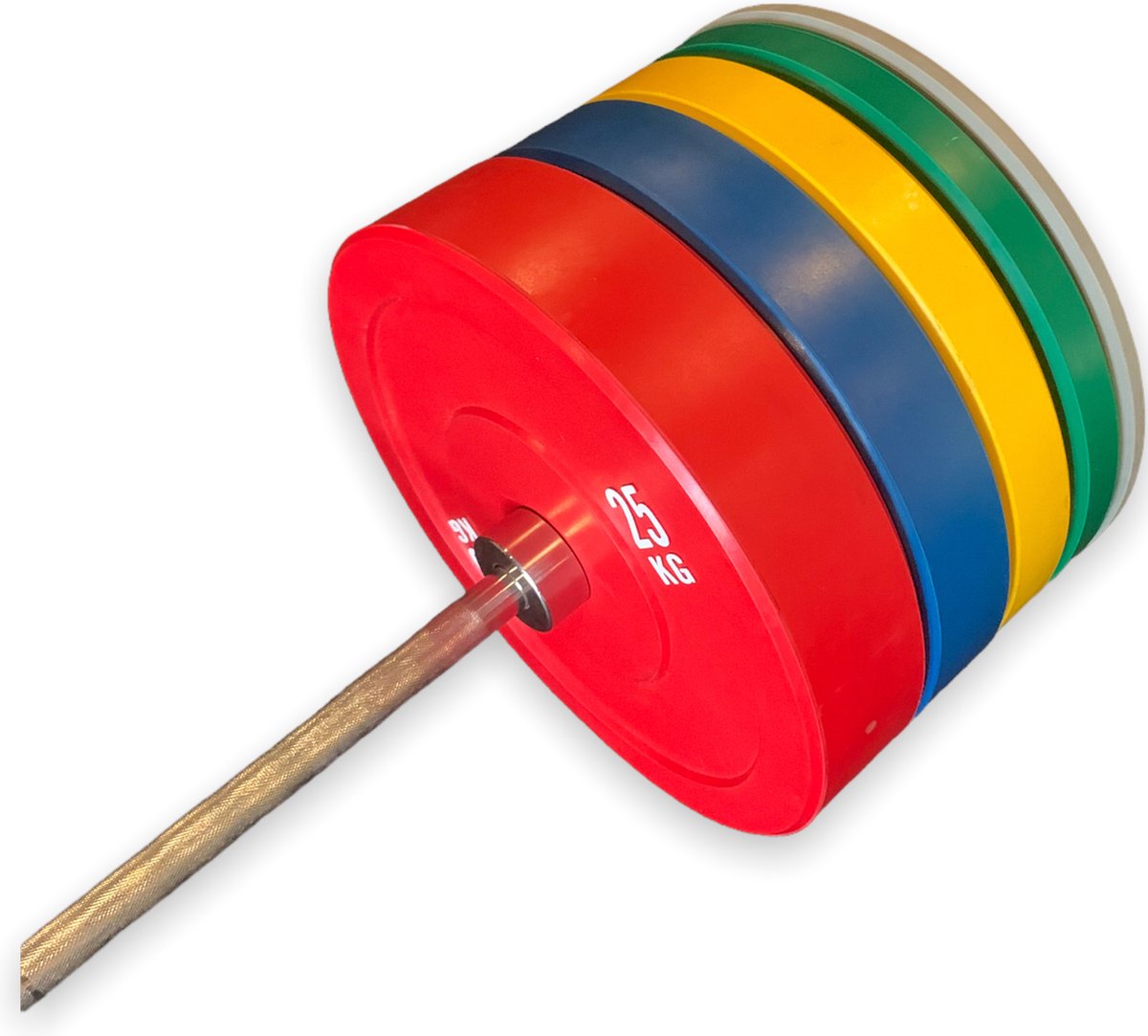 Couloured halterset 170 KG - halterset - halterset 170 kg - olympische ...