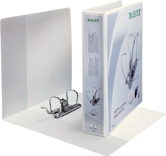 Ordner A4 Smal PP Leitz Panorama Wit | bol