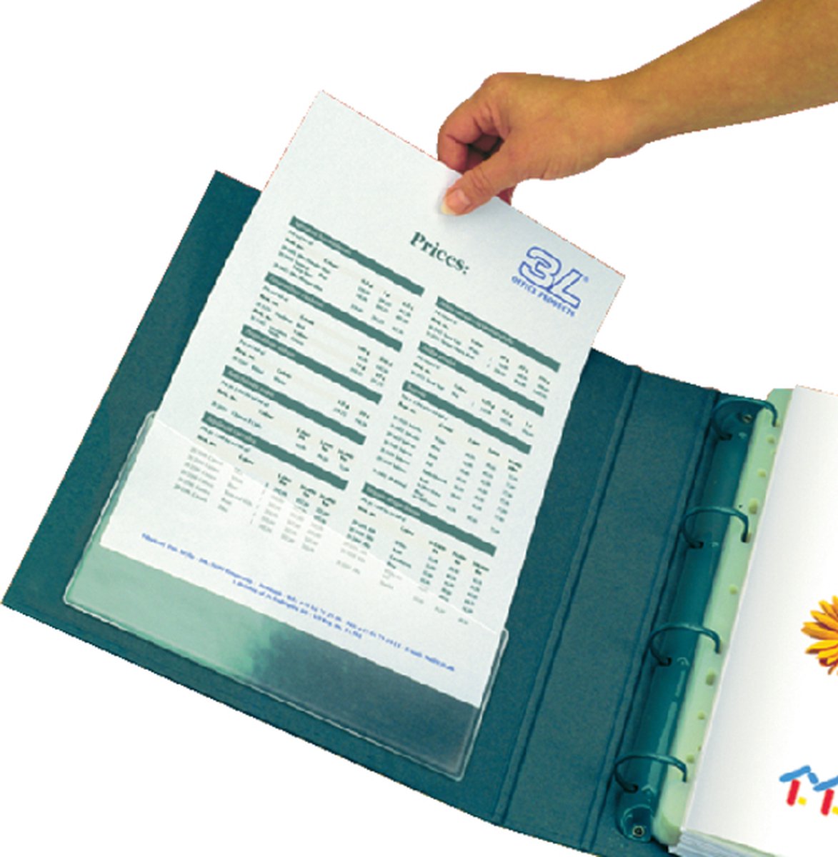 3L Filing Pockets 155 x 90 mm (A5) 5 Stuks | bol