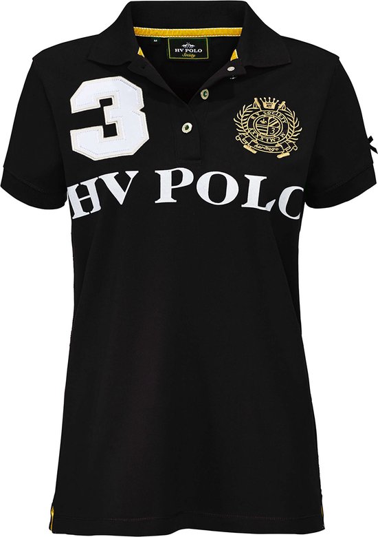 Hv Polo Polo Favouritas Eq - Zwart-goud - l | bol