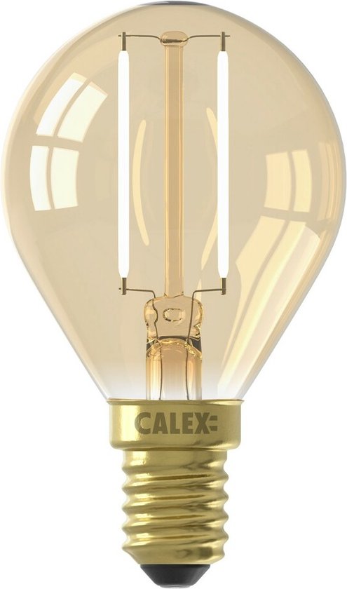 Calex E14 Kogellamp 2W Flame Gold | bol