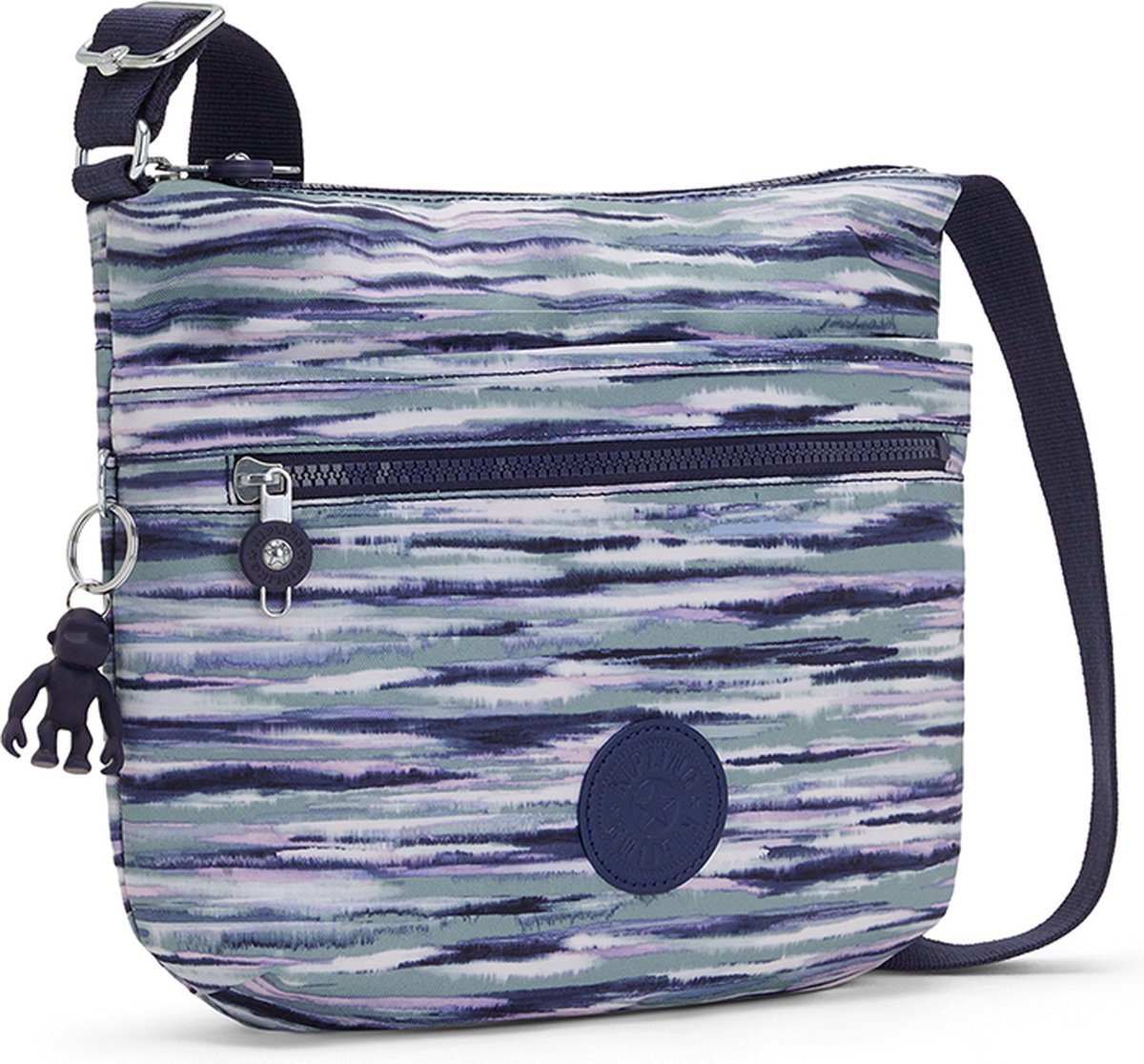 Kipling Arto Schoudertas Brush Stripes | bol.com