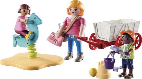 PLAYMOBIL Starterpack Opvoeder met Bolderwagen - 71258 | bol