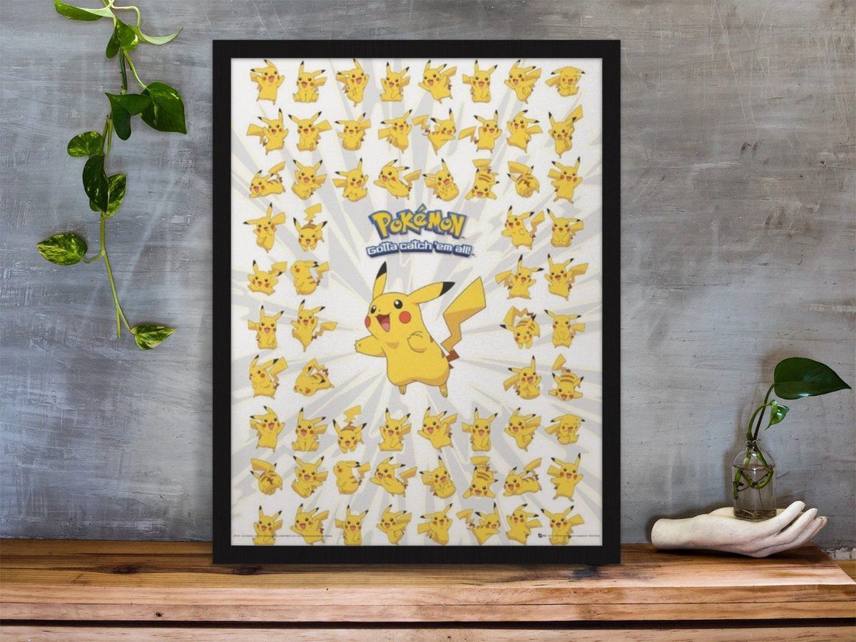 POKEMON - Mini Poster 40X50 - Pikachu | bol.com