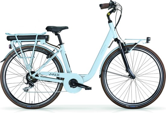 Elektrische Stadsfiets 26 inch - E-bike met 7 versnellingen - Framemaat ...