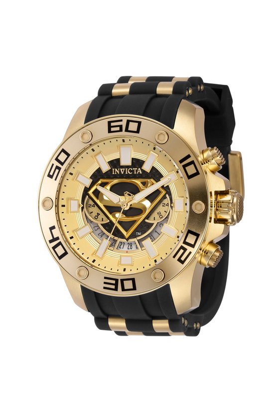 Invicta DC Comics - Superman 43593 Quartz Herenhorloge - 50mm | bol.com