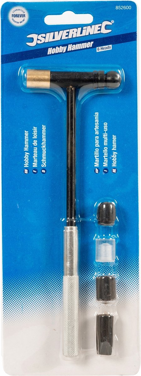 Silverline Hobby hamer, 6 koppen | bol.com